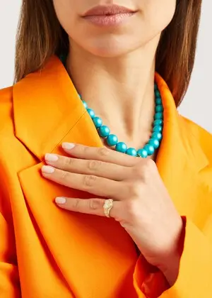 Yvonne Léon Baby Chevalier Pinky Ring - Gold