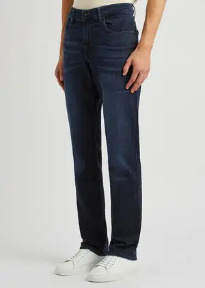 7 For All Mankind Slimmy Luxe Performance+ Jeans - Dark Blue