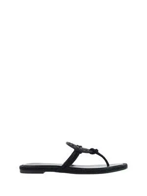 Tory Burch Miller Leather Sandals Perfect Black