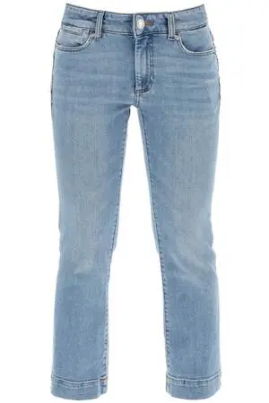 Sportmax SPORTMAX Umbria Cropped Jeans - Blue