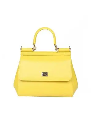 Dolce & Gabbana Sicily Small Handbag - Yellow