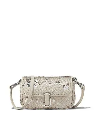 Marc Jacobs The Mini Leather Bag Silver