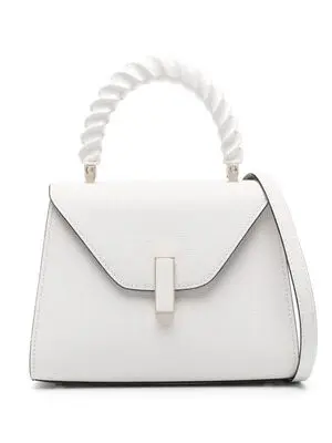 VALEXTRA VALEXTRA Iside Mini Leather Handbag - White