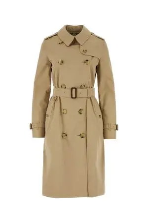 Burberry Cotton Trench Coat - Beige