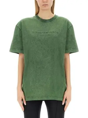 Alexander Wang Alexander Wang T-Shirt With Logo - Green