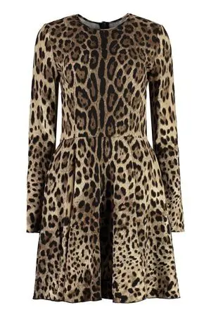 Dolce & Gabbana DOLCE & GABBANA VISCOSE DRESS Beige