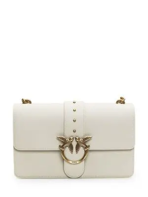 Pinko PINKO Love One Classic Shoulder Bag - White
