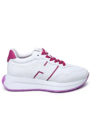 Hogan SNEAKER H641 TALL.ROSA - White