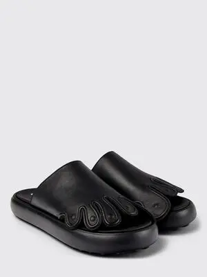 Camper Leather Sandals - Black