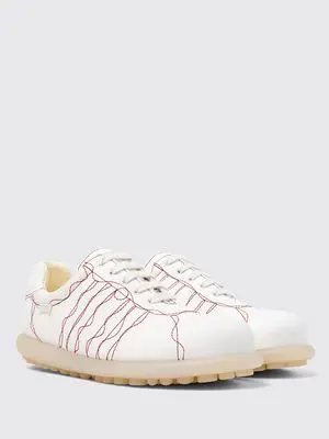 Camper Embroidered Lace-up Sneakers