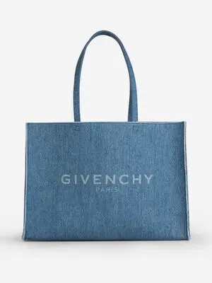 Givenchy GIVENCHY DENIM TOTE BAG - Denim Blue