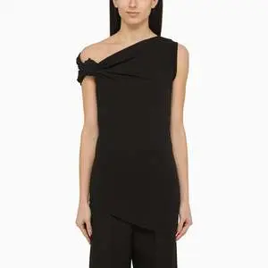 Alexander McQueen Alexander Mc Queen Asymmetric Viscose Tank Top