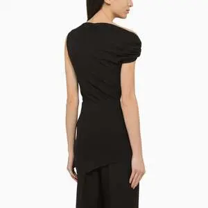 Alexander McQueen Alexander Mc Queen Asymmetric Viscose Tank Top