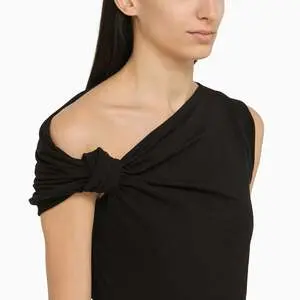 Alexander McQueen Alexander Mc Queen Asymmetric Viscose Tank Top