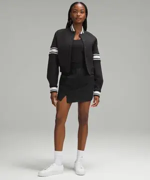 Lululemon High-rise Ruched Mini Skirt