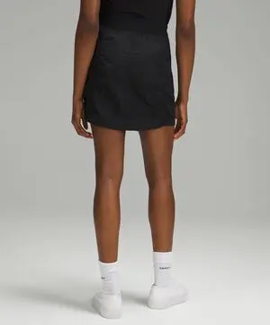 Lululemon High-rise Ruched Mini Skirt
