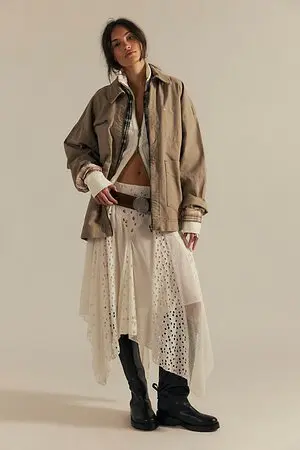 Free People We The Free Easy That Canvas Jacket - Dutch Cocoa