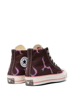 CONVERSE X Golf Le Fleur Chuck 70 Hi Flames Sneakers - Brown