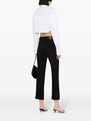 Patrizia Pepe Cropped Cotton Shirt