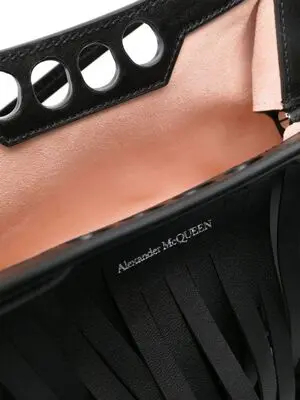 Alexander McQueen Mini The Peak Fringes Bag