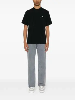 Axel Arigato Logo-embroidered T-shirt - Black