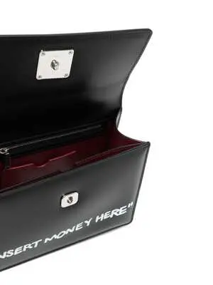 Off-White Jitney 1.4 Leather Tote - Black