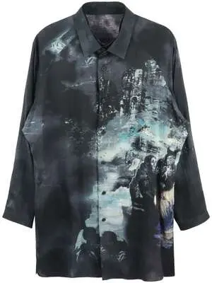 Yohji Yamamoto J-pt Illustration-print Shirt