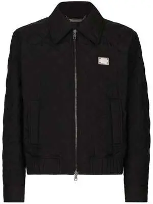 Dolce & Gabbana Diamond-quilted Bomber Jacket