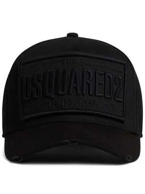 Dsquared2 Logo-embroidered Cap - Black