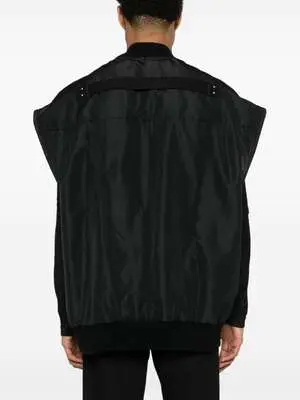 Rick Owens Ribbed-collar Padded Gilet