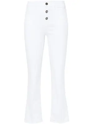 Liu Jo Mid-rise Bootcut Cropped Jeans