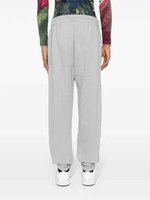 Gcds Embroidered-logo Track Pants - Grey