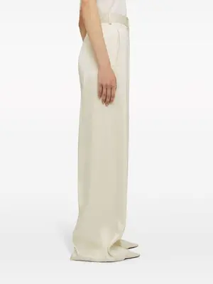 JIL SANDER Wide-leg Tailored Trousers - White