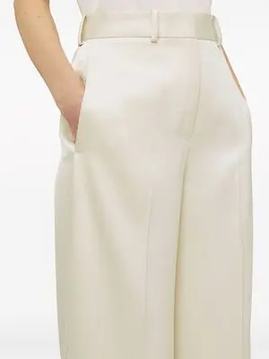 JIL SANDER Wide-leg Tailored Trousers - White
