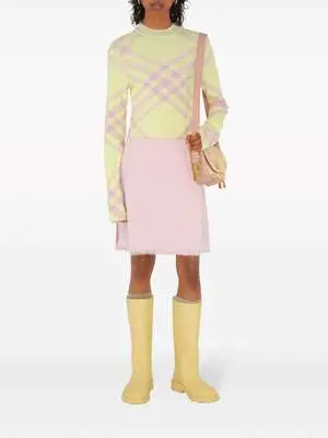 Burberry Buckle-fastening Kilt - Pink