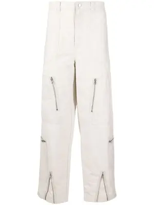 StÜssy Nyco Cotton-blend Trousers - Neutrals