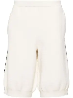 Gcds Bouclé-knit Bermuda Shorts