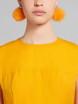 Marni Pom-pom Drop Earrings