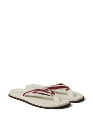 Brunello Cucinelli Stripe Detailed Flip Flops