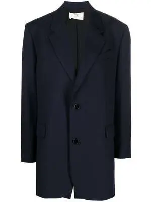 Ami Notched-lapels Single-breasted Blazer