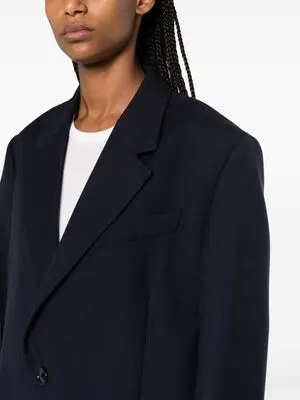 Ami Notched-lapels Single-breasted Blazer