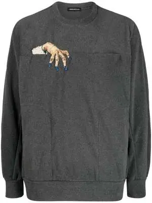 Undercover Embroidered Motif Crew-neck Sweatshirt