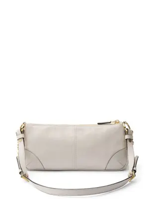 Prada Re-edition Leather Shoulder Bag - White