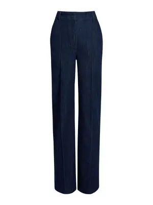 ANOTHER TOMORROW Another Tomorrow High-Rise Denim Trousers