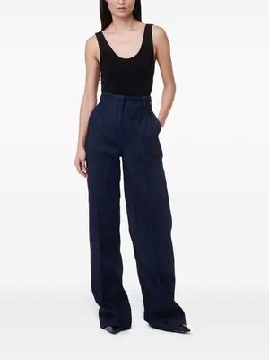 Another Tomorrow High-rise Denim Trousers