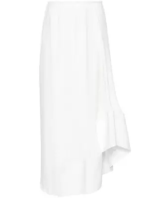 LANVIN Midi Pleated Skirt - Black