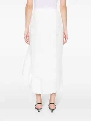 LANVIN Midi Pleated Skirt - Black