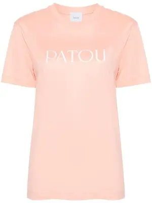 PATOU Logo-print T-shirt - Orange