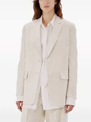 Another Tomorrow Oversized Single-breasted Blazer