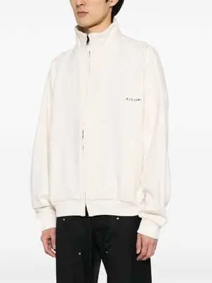 Buscemi Cotton Fleece Bomber Jacket - Neutrals